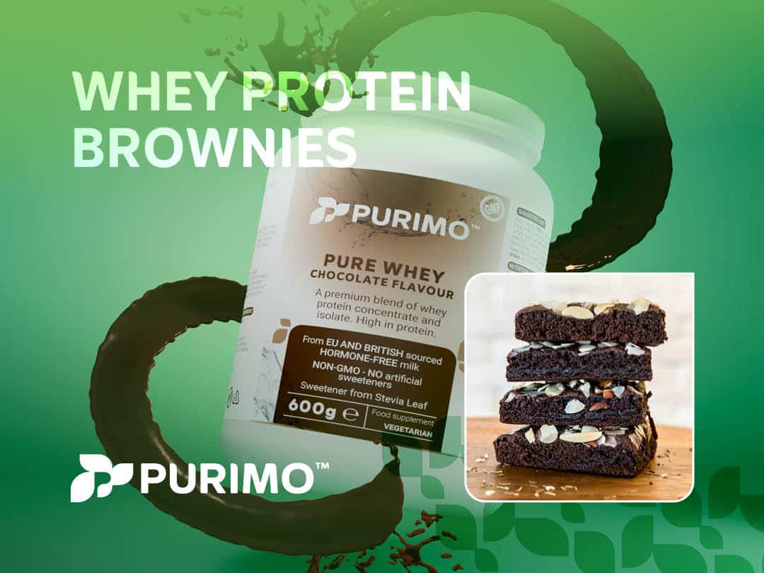 Whey Protein Brownies Recipe - Purimo Supplements